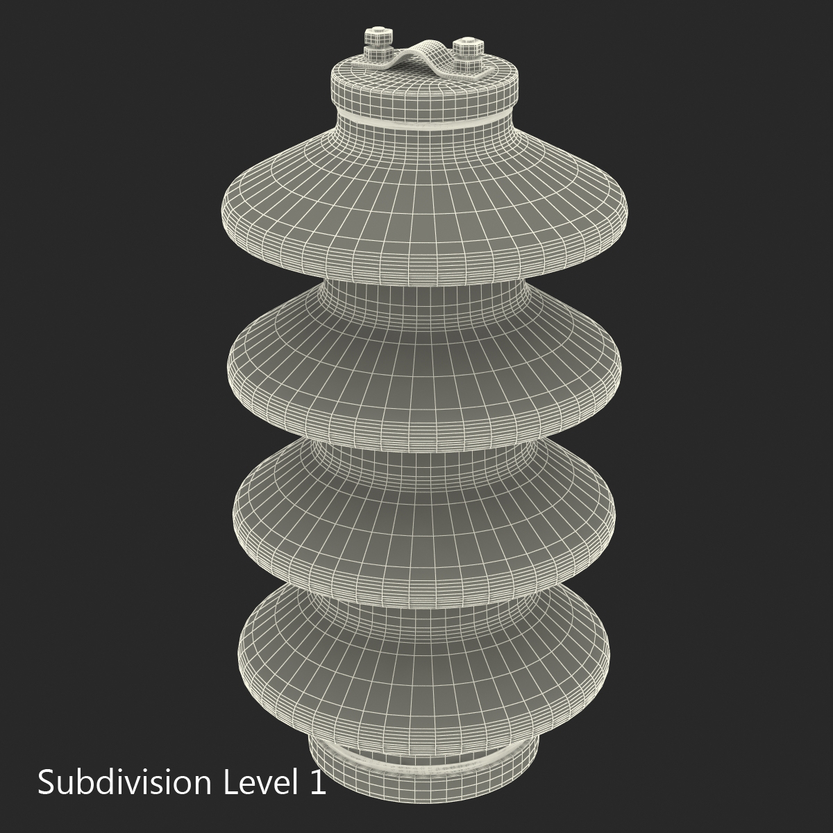 ceramic insulator 3d model