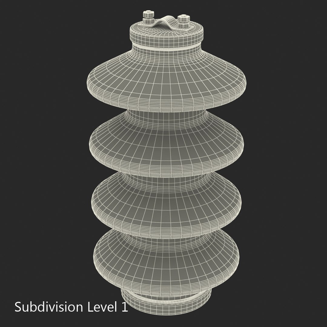 Ceramic Insulator 3d Model
