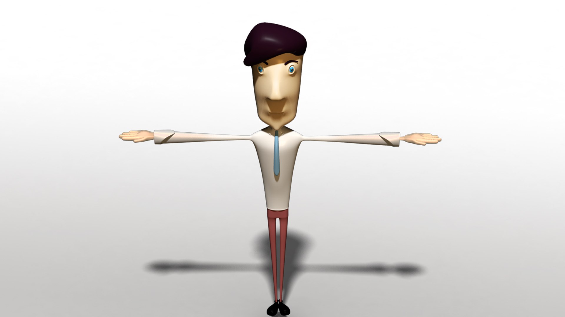 3D Man Cartoon Character Model - TurboSquid 1308415