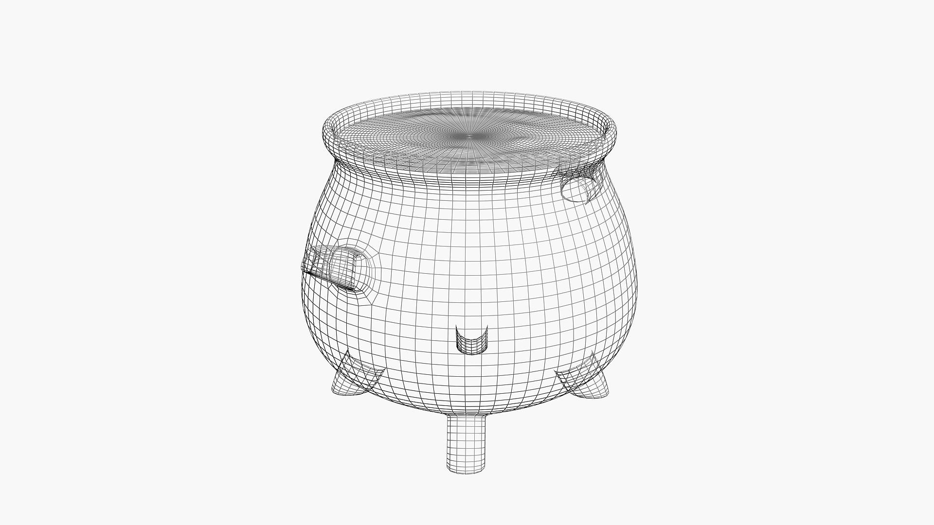 Witch Cauldron 3D - TurboSquid 2263000