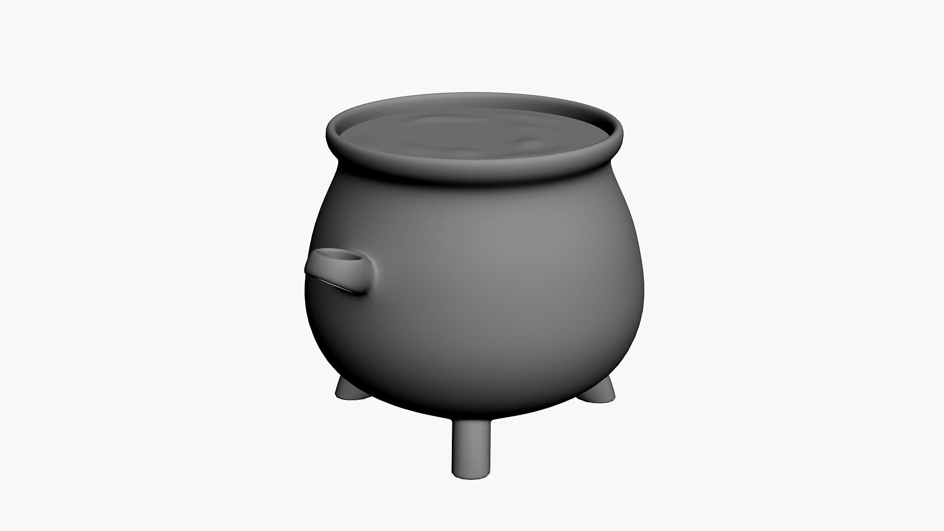 Witch Cauldron 3D - TurboSquid 2263000