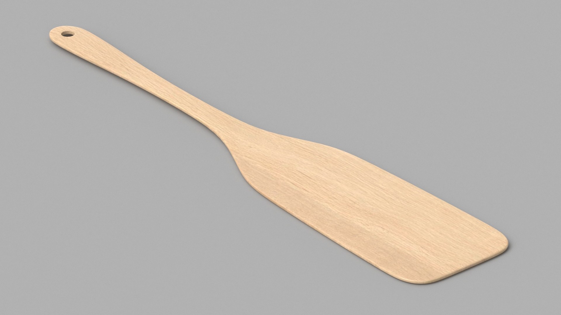 3D Wooden Kitchen Spatula - TurboSquid 2267639