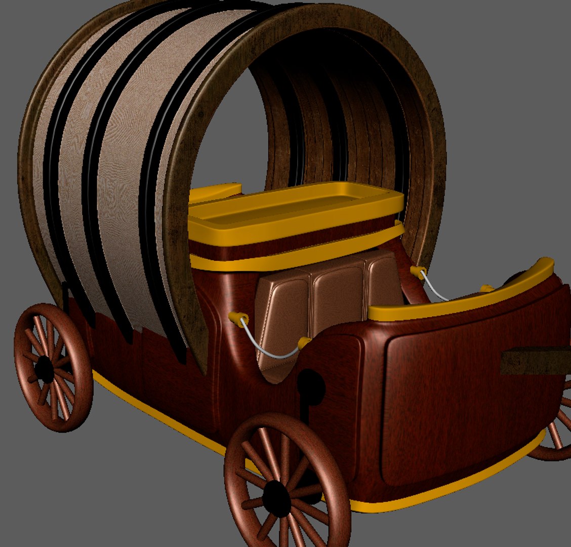 Carriage 3d Max
