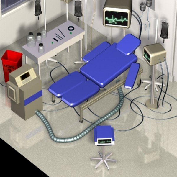operating room 3d model