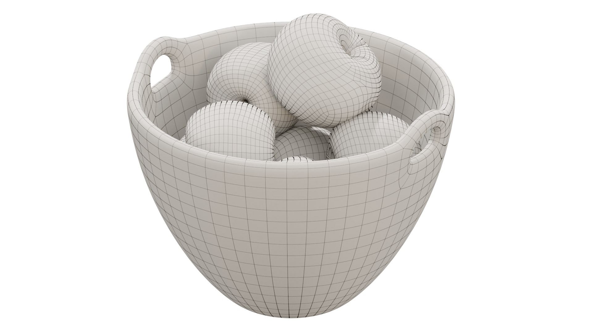 Ono Fruit Salad Bowl Set 08 3D Model - TurboSquid 1965507