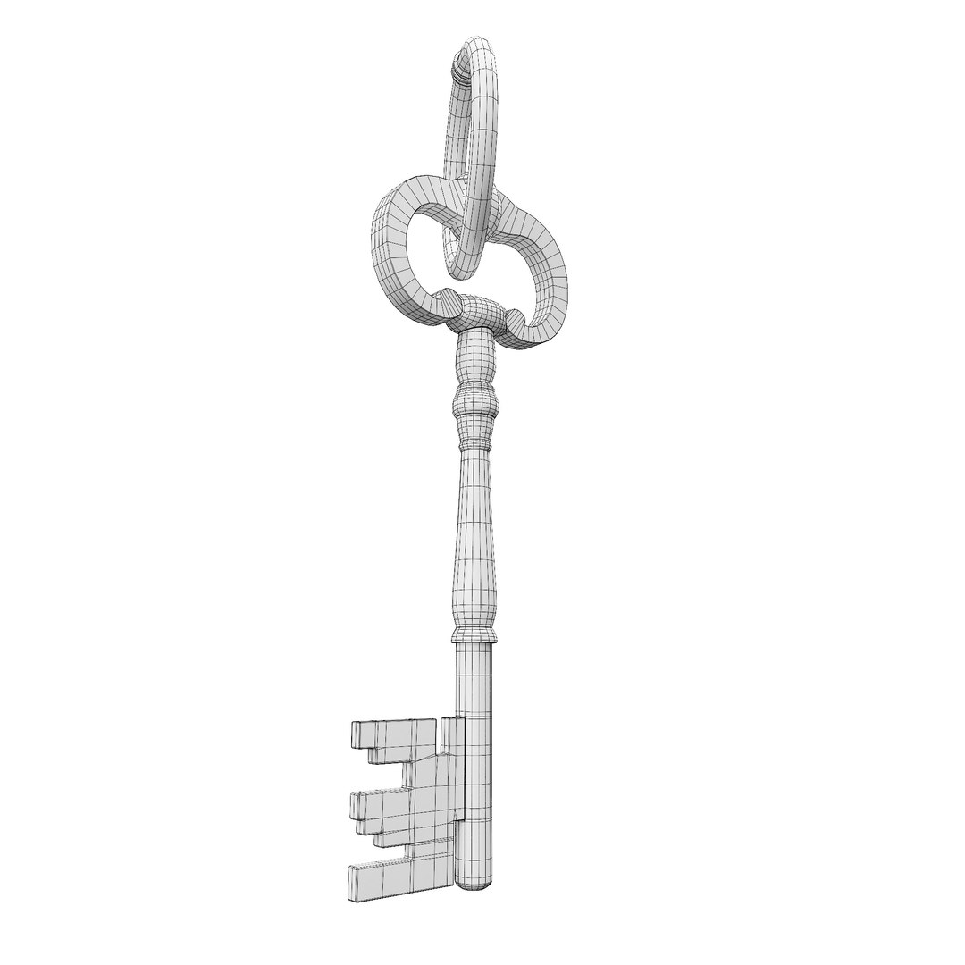 Antique Key 3d Model 3D Model - TurboSquid 1986978