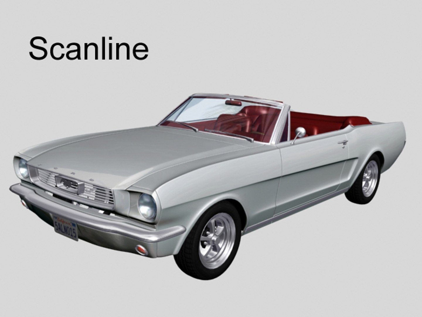 3d Convertible Muscle Musclecar Model