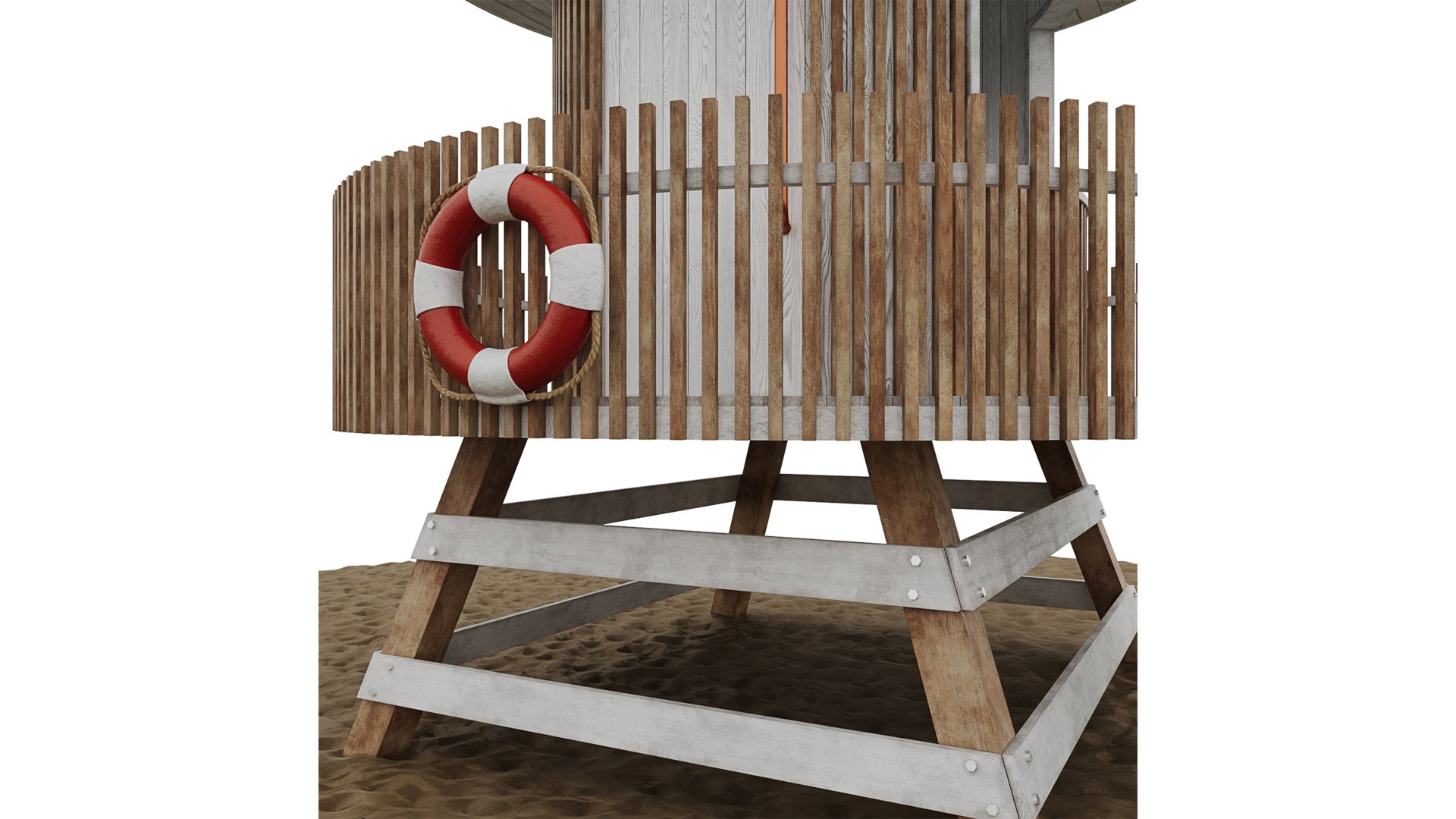 3D Rescue Tower 2 - TurboSquid 2125457