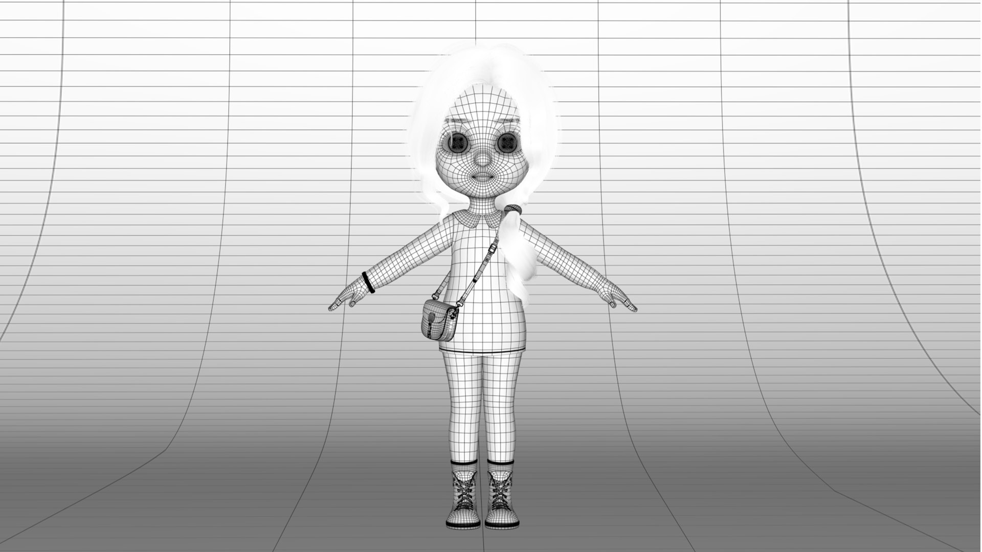 3D Cartoon Girl Cute model - TurboSquid 2098502 3D Cartoon Girl Cute model - TurboSquid 2098502
