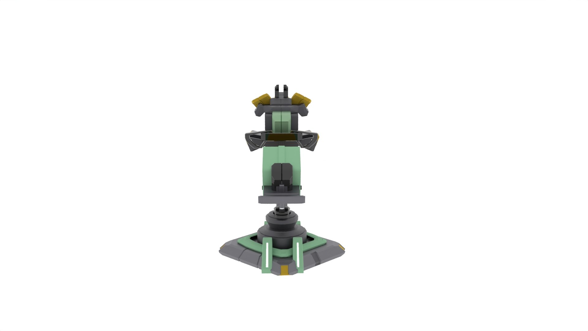 3D Sniper Turret 1 Model - TurboSquid 2279652