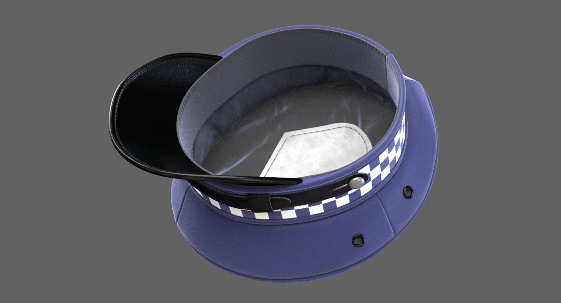 Police Hat 3D Model - TurboSquid 1410791