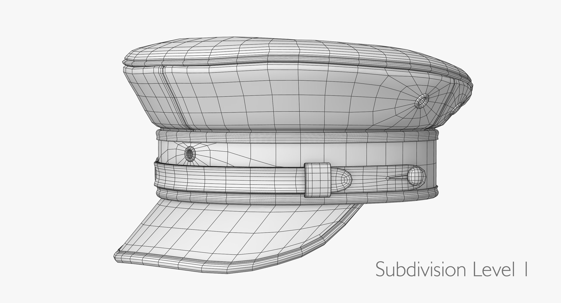 Police Hat 3D Model - TurboSquid 1410791