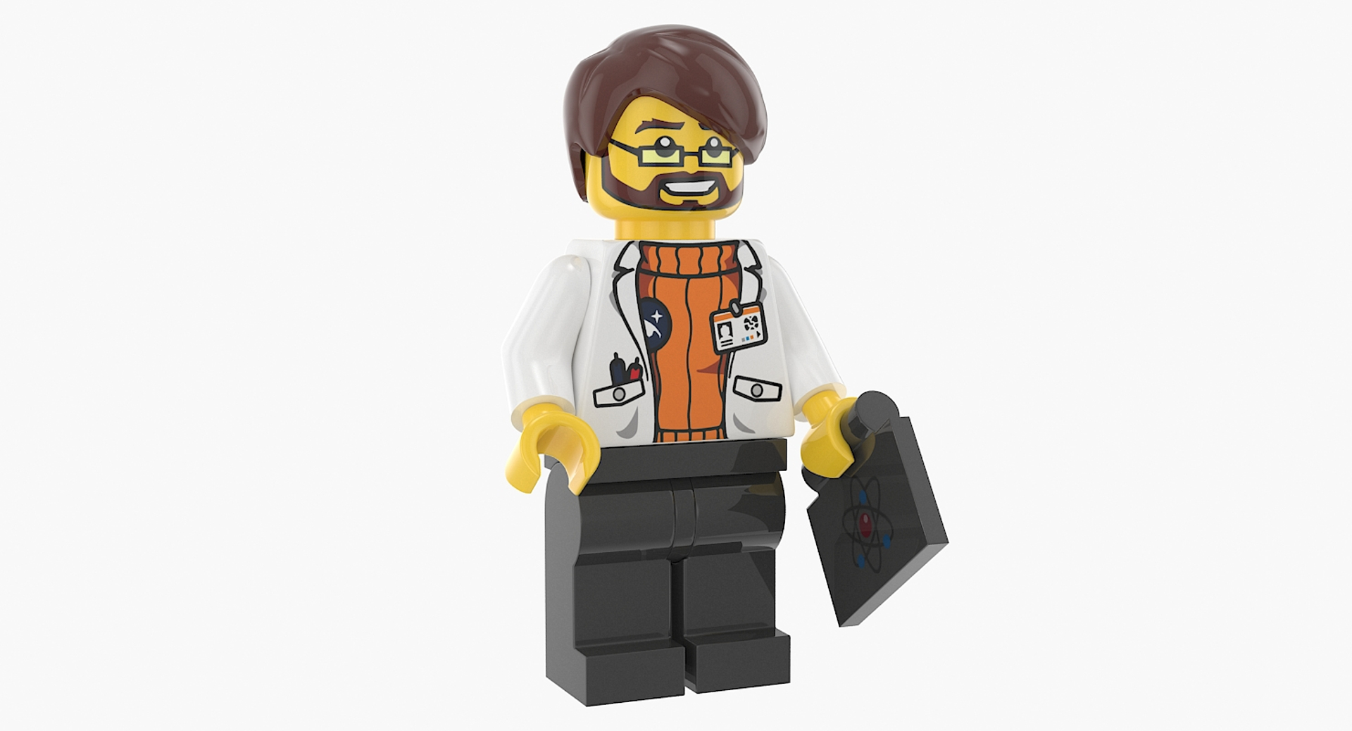 Lego Man Scientist Model - TurboSquid 1365338