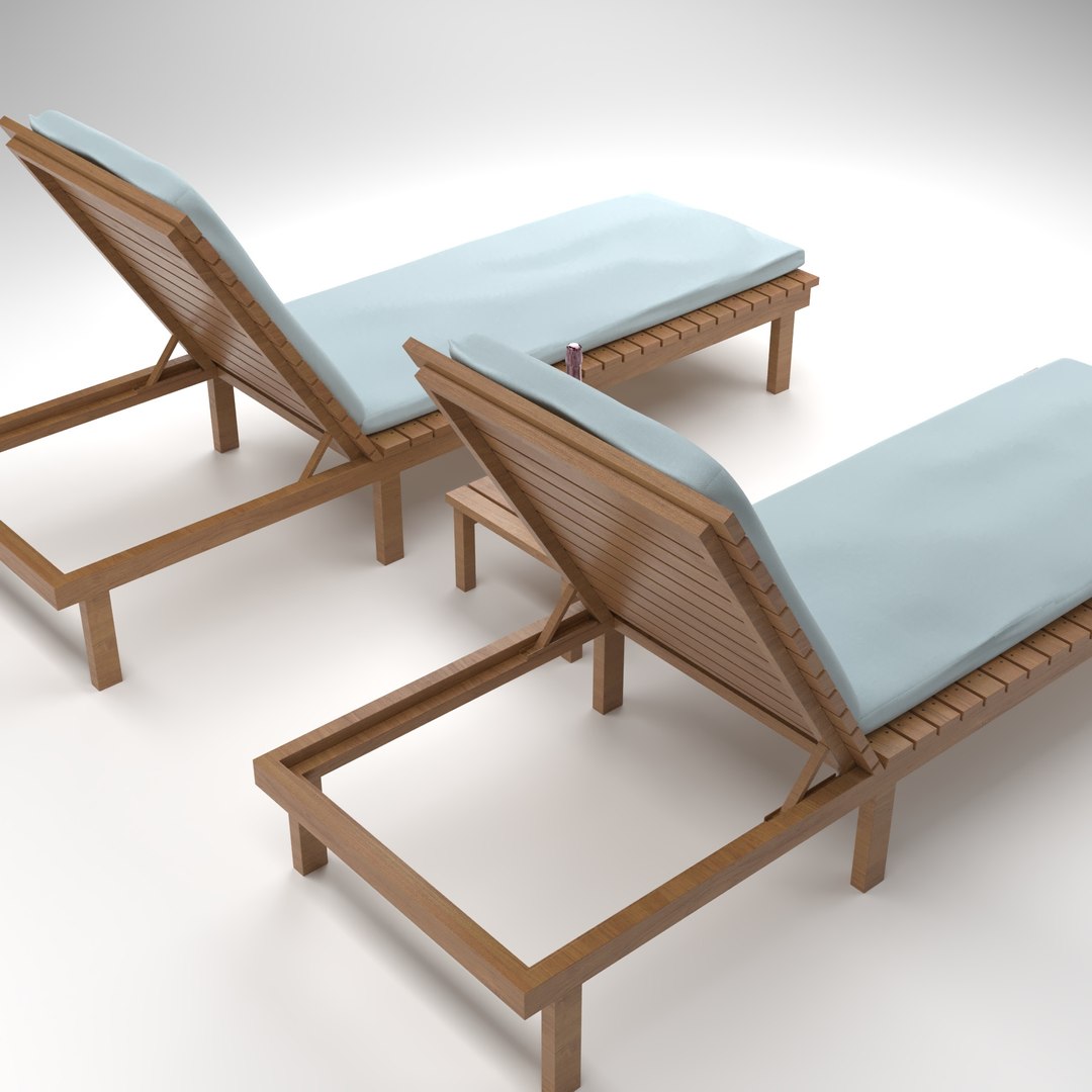 Sun-chair 3D model - TurboSquid 1789148