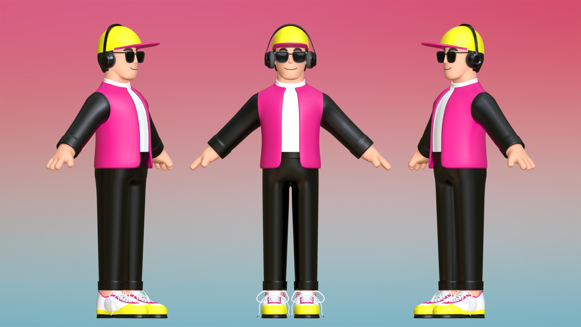 Minimal People Man Character 1003 3D Model - TurboSquid 2101356