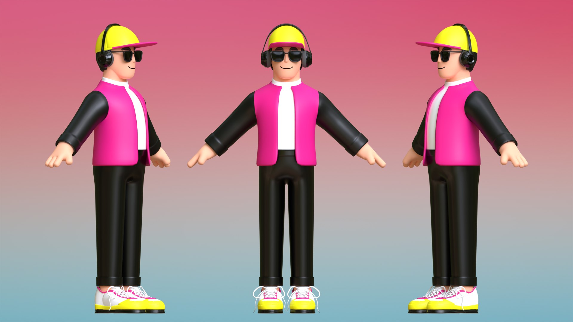 Minimal People Man Character 1003 3D Model - TurboSquid 2101356