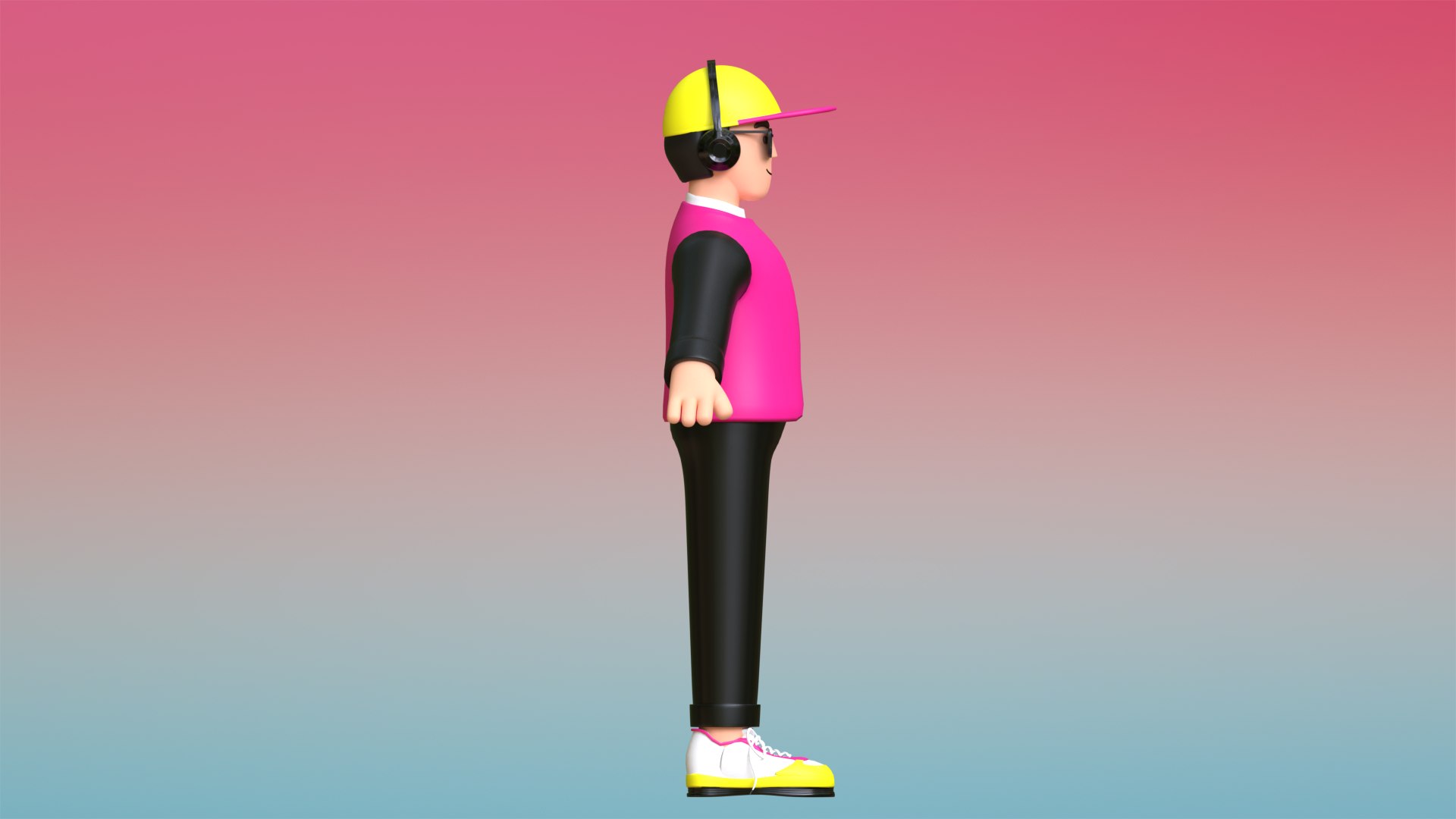 Minimal People Man Character 1003 3D Model - TurboSquid 2101356
