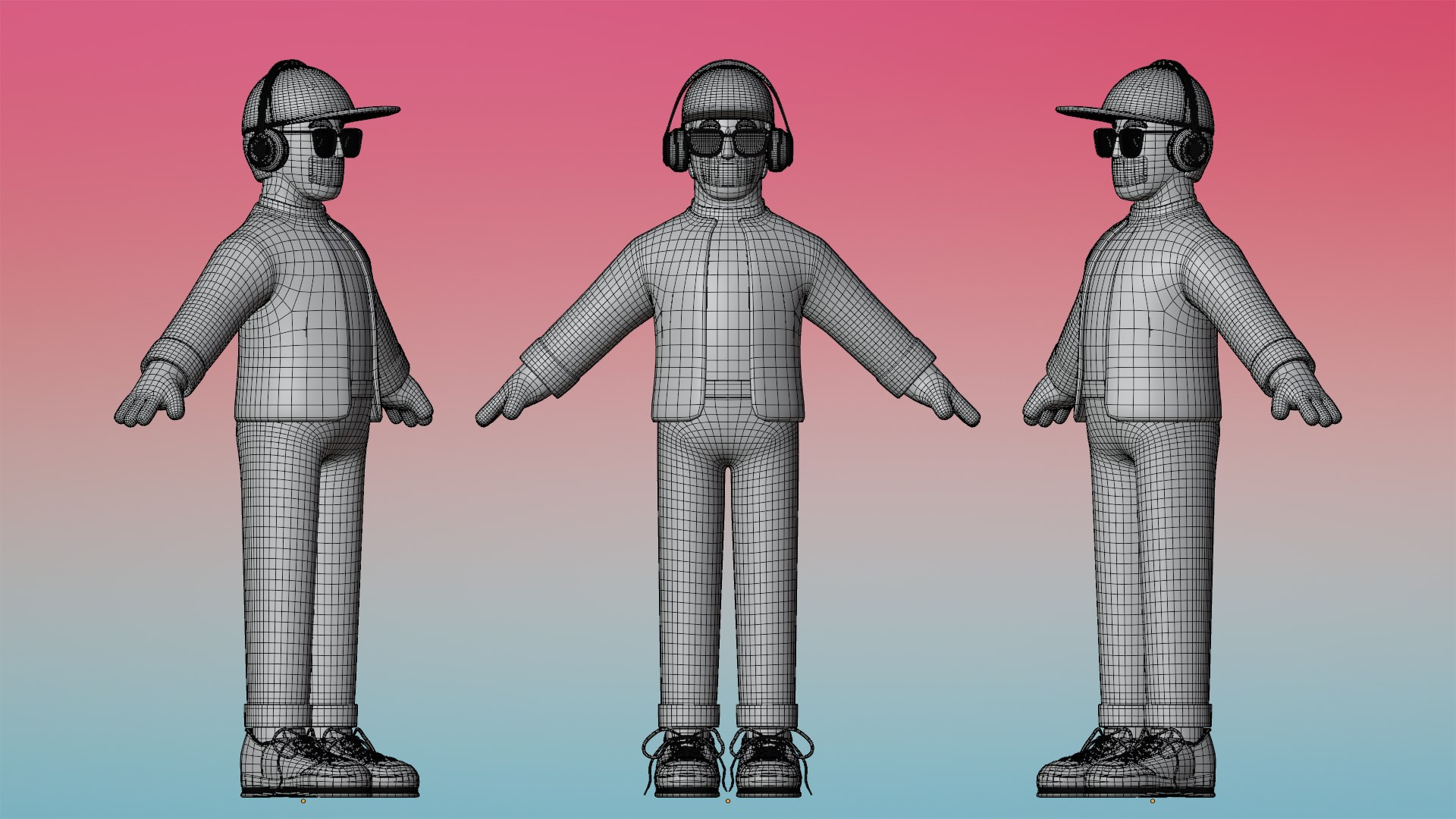 Minimal People Man Character 1003 3D Model - TurboSquid 2101356