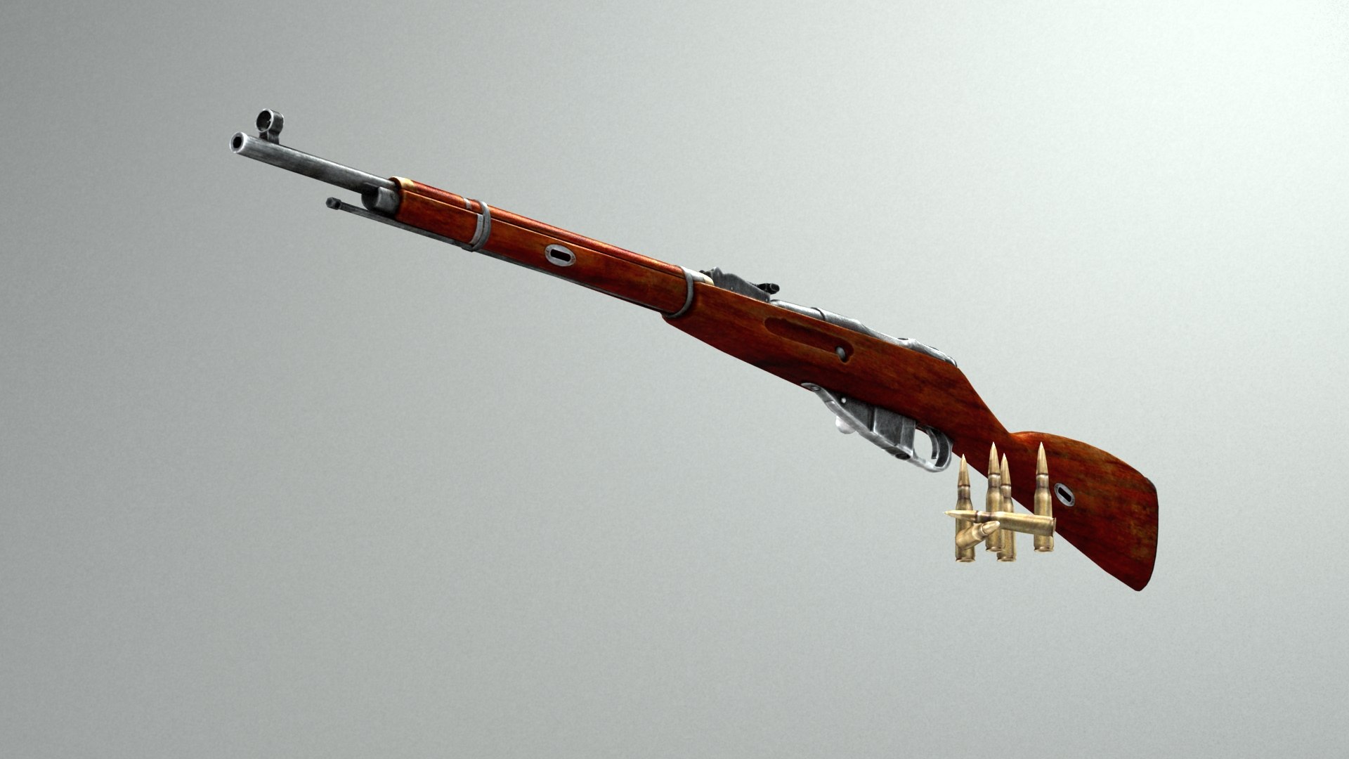 3D Mosin Nagant Weapon Rifle Gun Classic Military - TurboSquid 2226379
