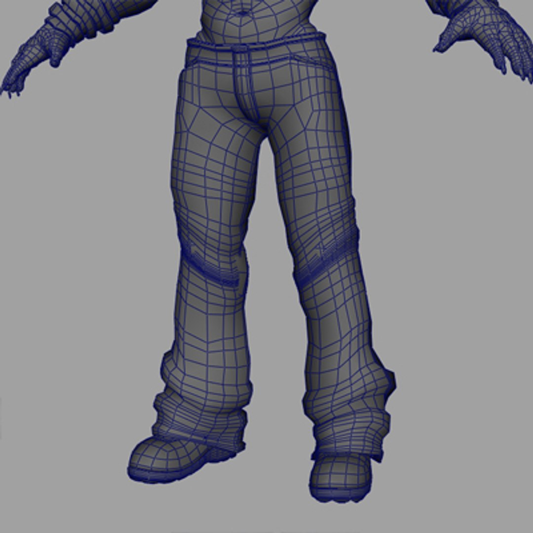 Demon Pants 3d Model