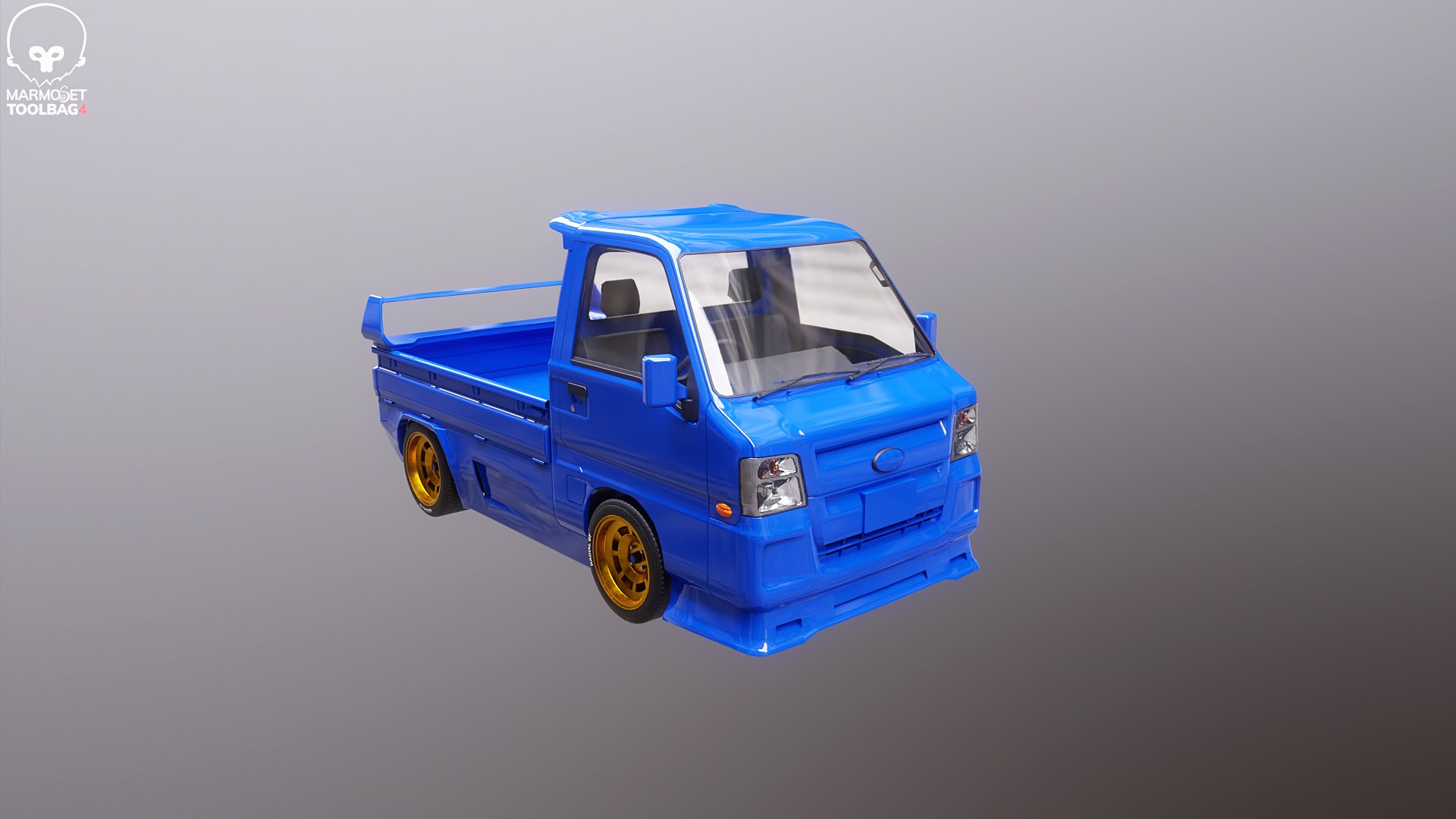 Kei Truck Tuning 3D Model - TurboSquid 2248837