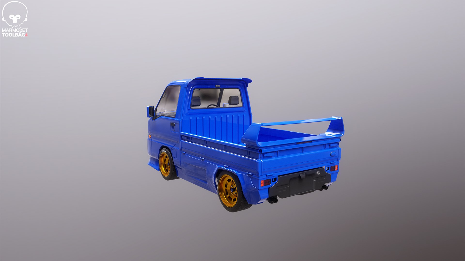 Kei Truck Tuning 3D Model - TurboSquid 2248837
