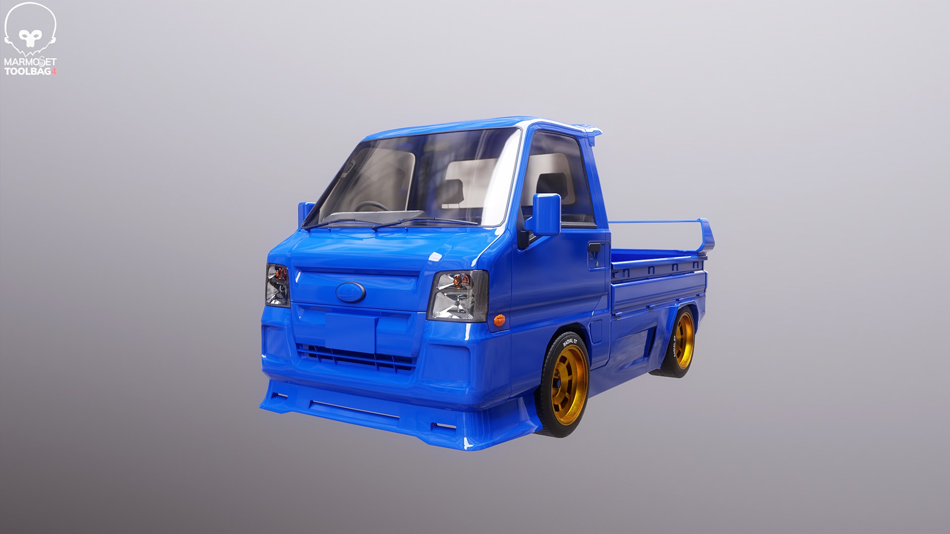Kei Truck Tuning 3D Model - TurboSquid 2248837