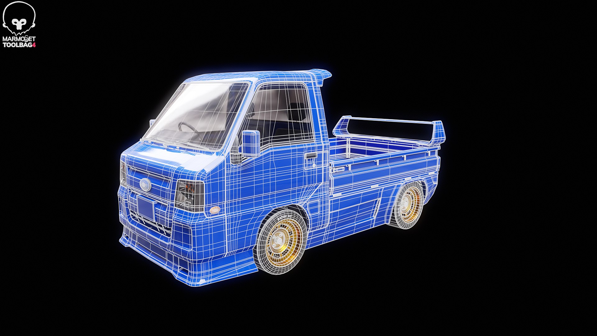 Kei Truck Tuning 3D Model - TurboSquid 2248837