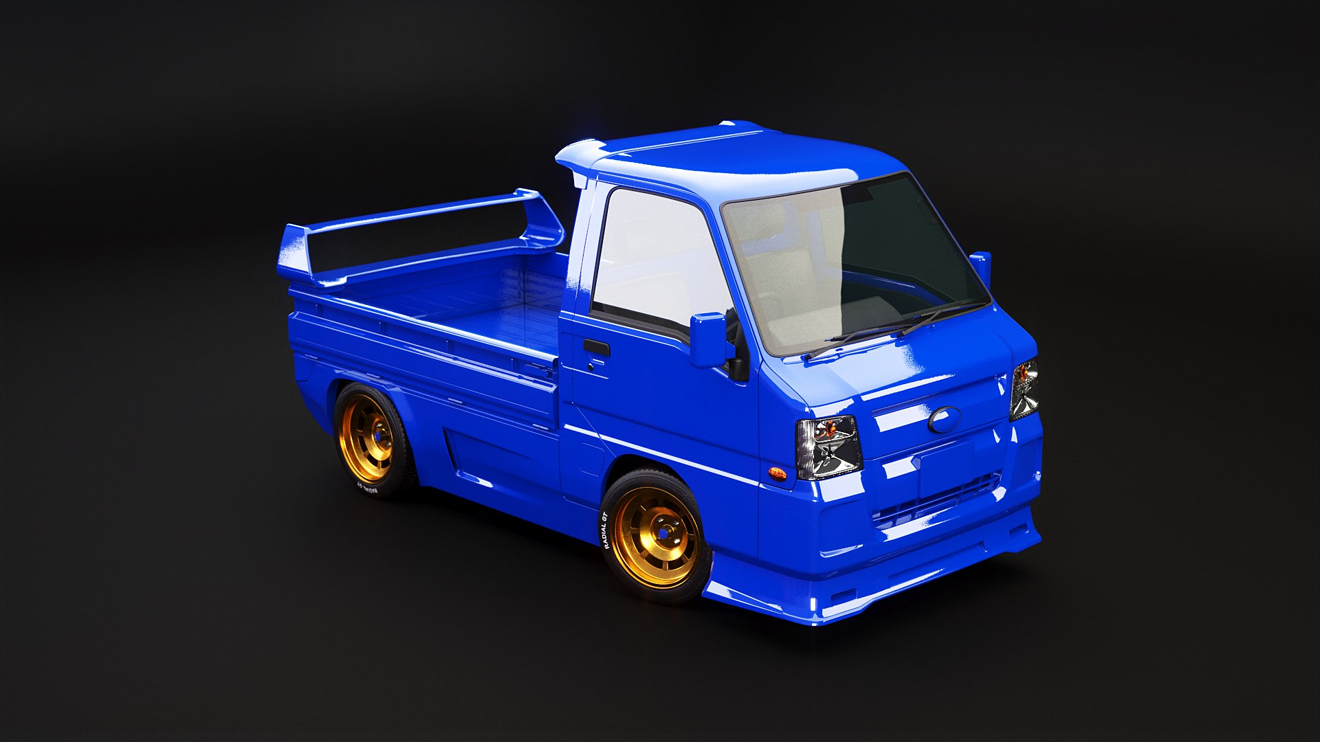 Kei Truck Tuning 3D Model - TurboSquid 2248837