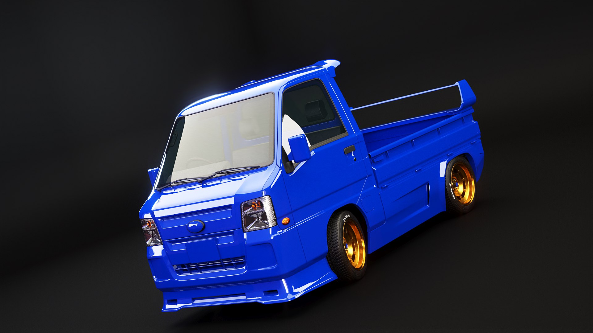 Kei Truck Tuning 3D Model - TurboSquid 2248837