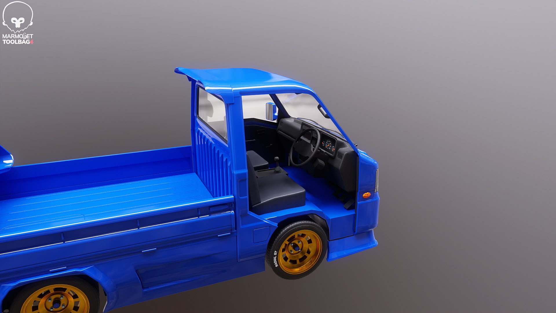 Kei Truck Tuning 3D Model - TurboSquid 2248837