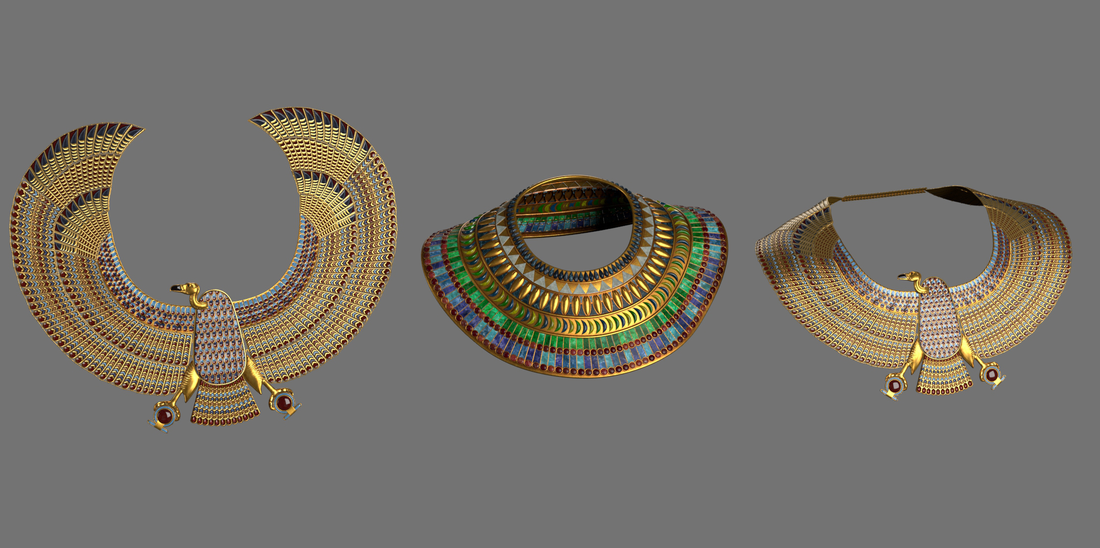 Collars ancient 3D model - TurboSquid 1284724