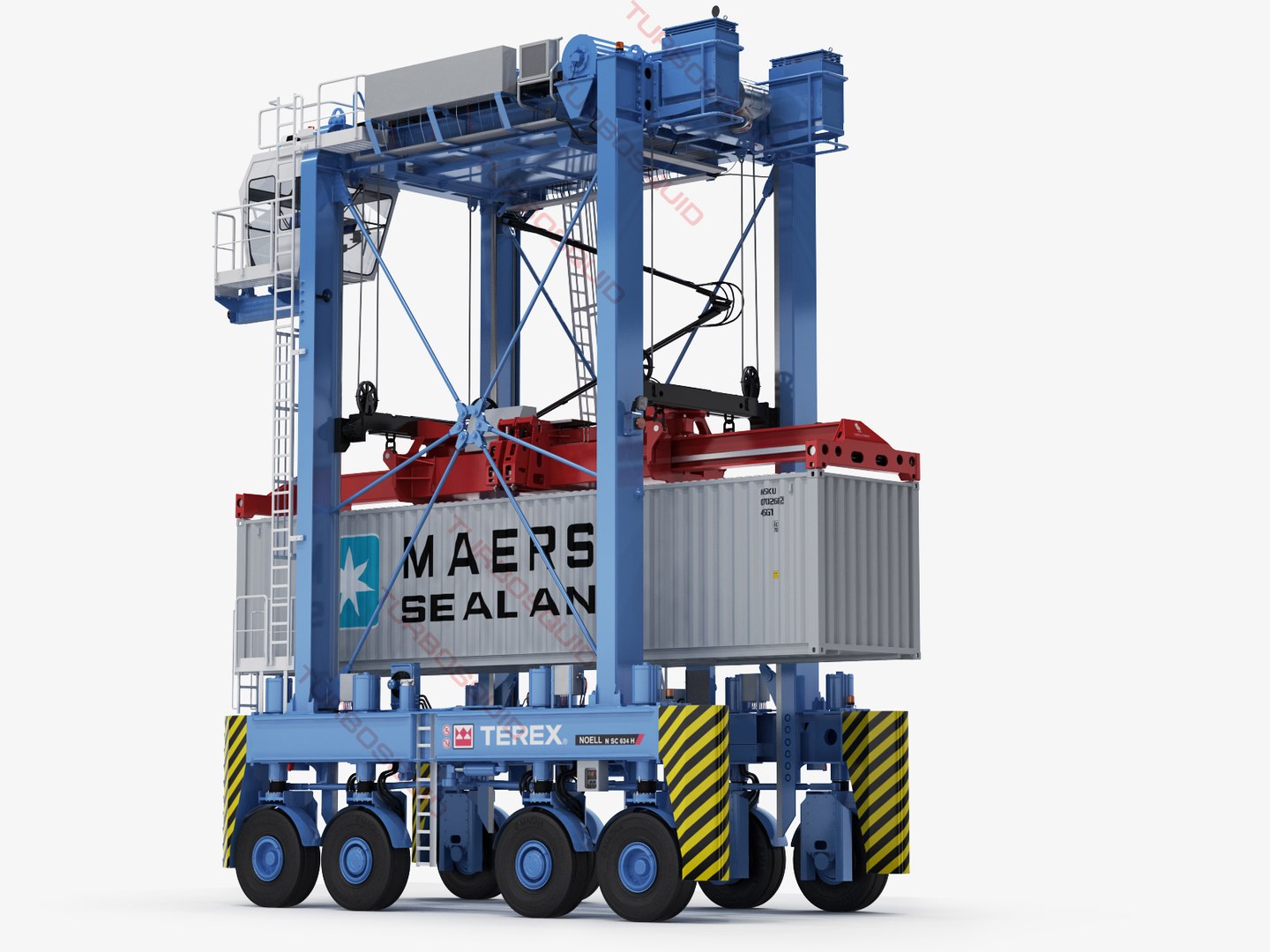 straddle carrier terex noell 3ds