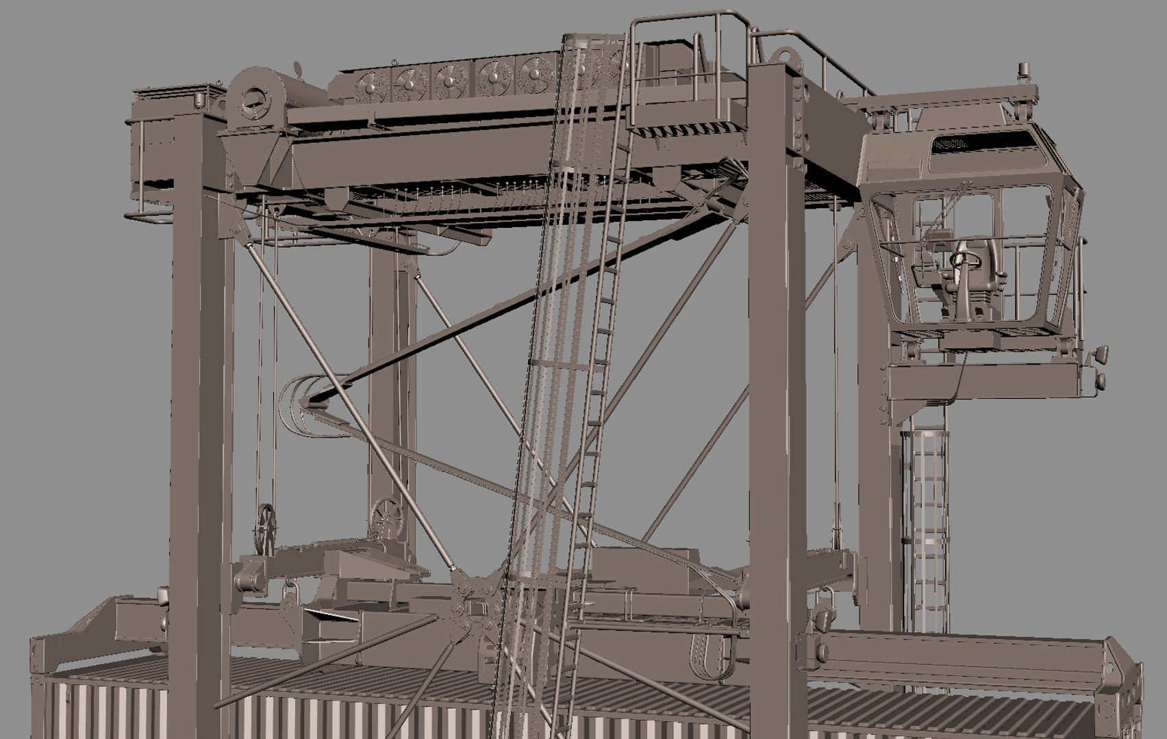 straddle carrier terex noell 3ds