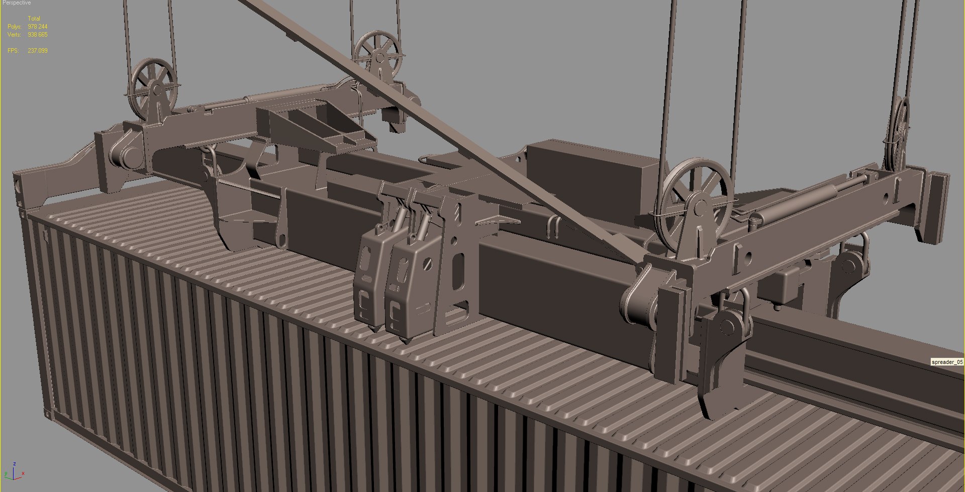 straddle carrier terex noell 3ds