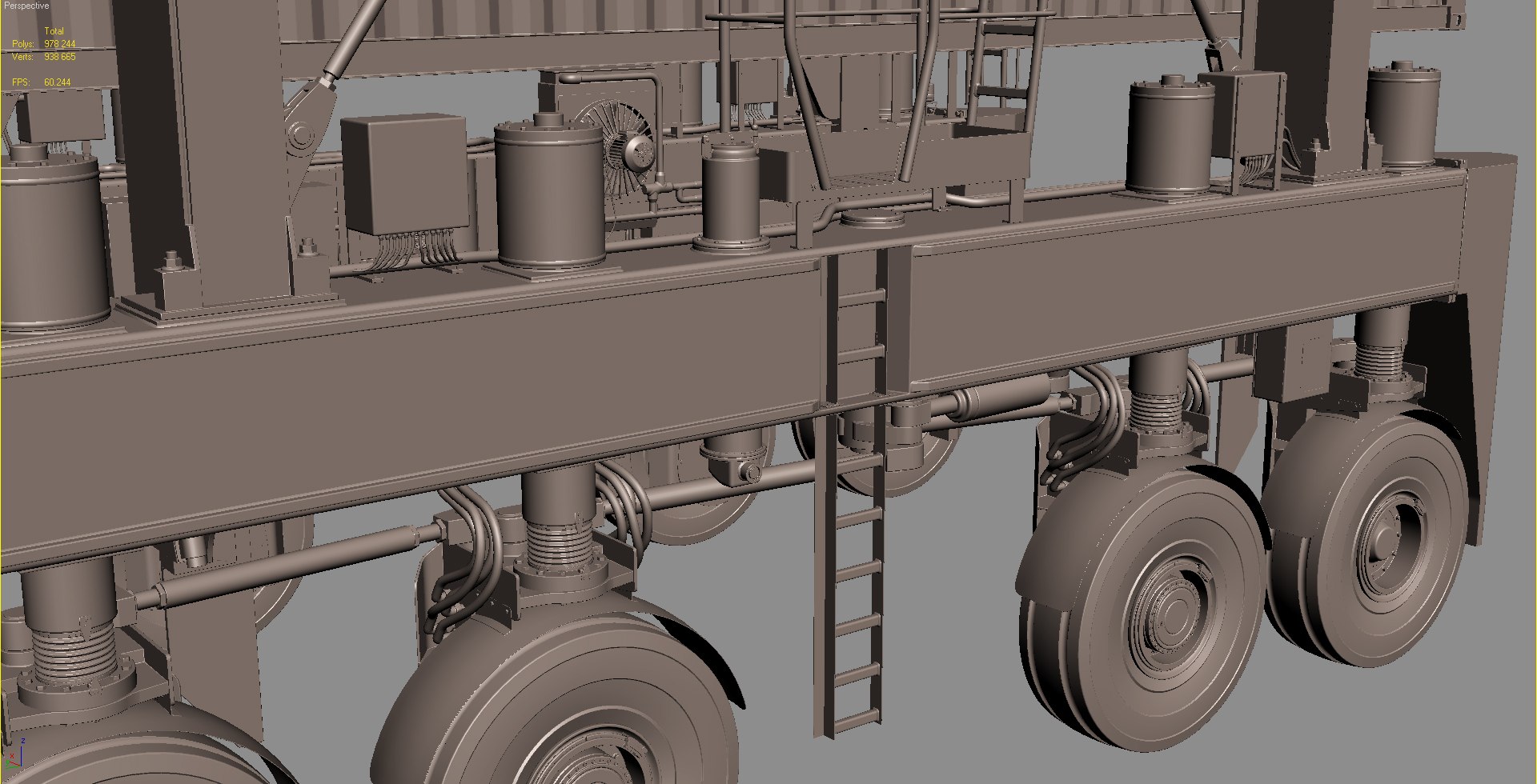 straddle carrier terex noell 3ds