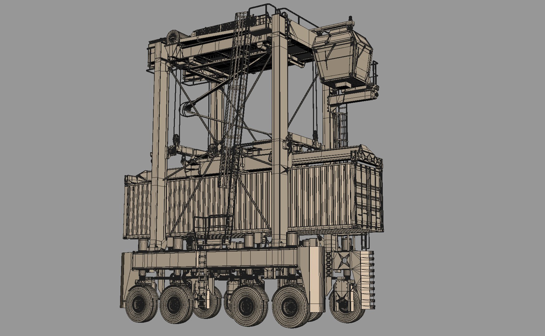 straddle carrier terex noell 3ds