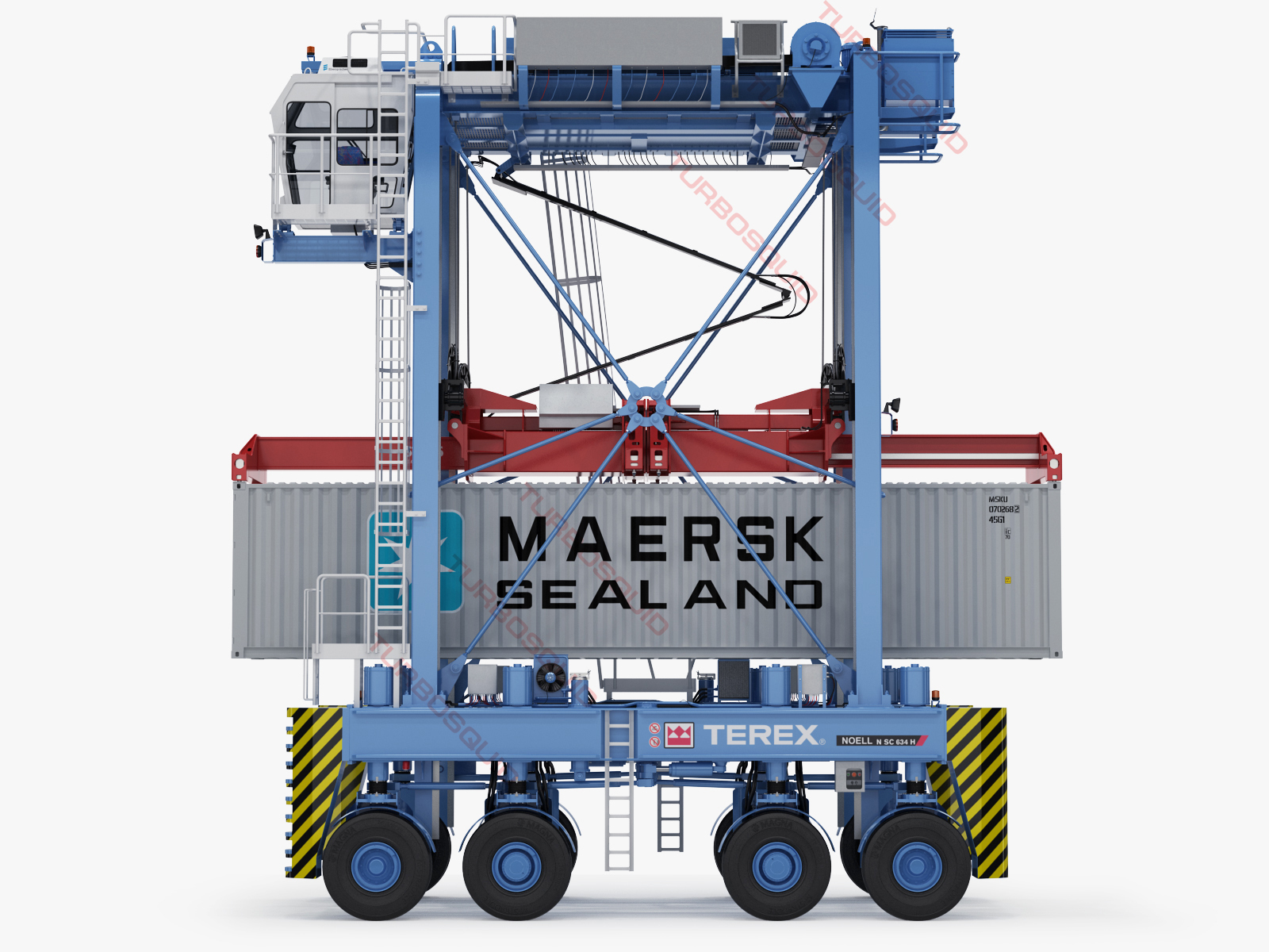 straddle carrier terex noell 3ds