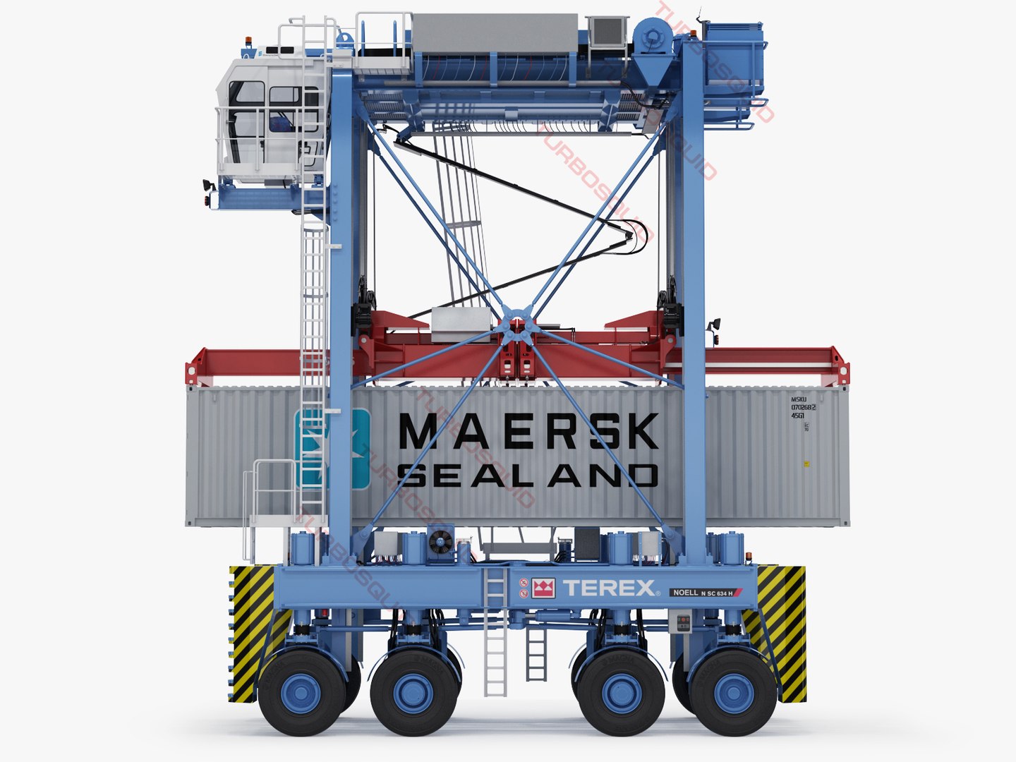 straddle carrier terex noell 3ds