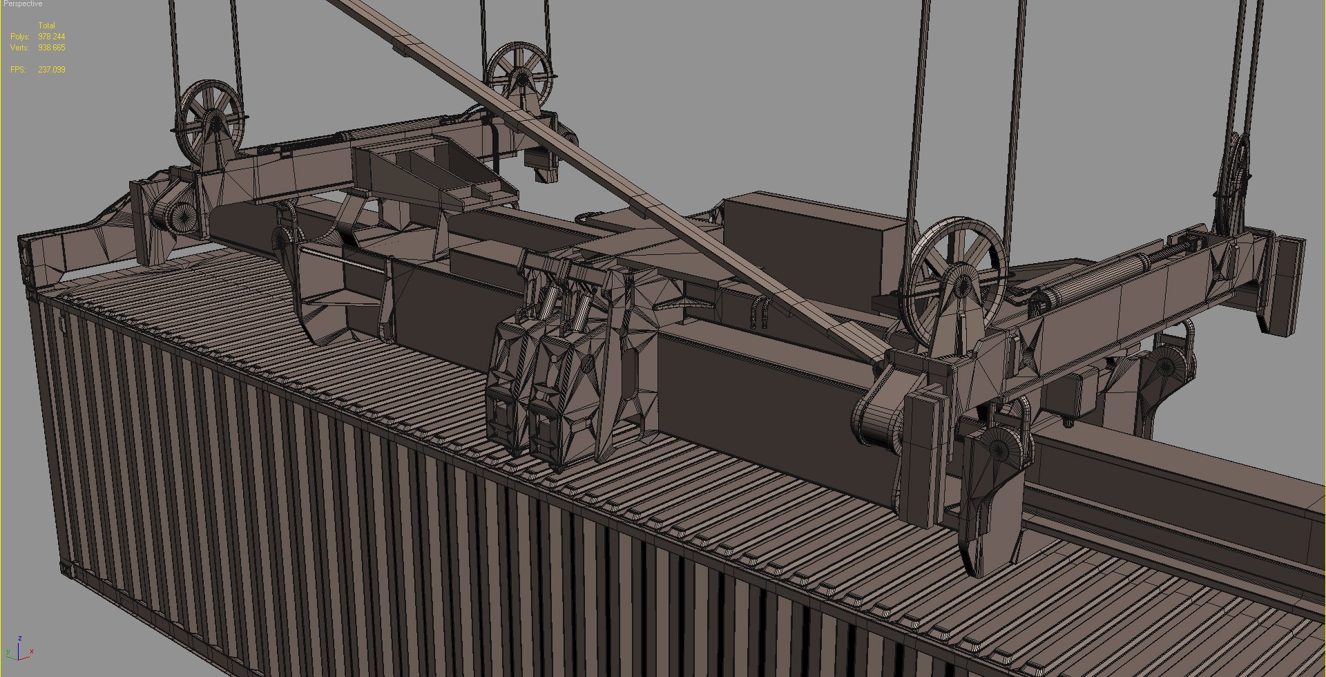 straddle carrier terex noell 3ds