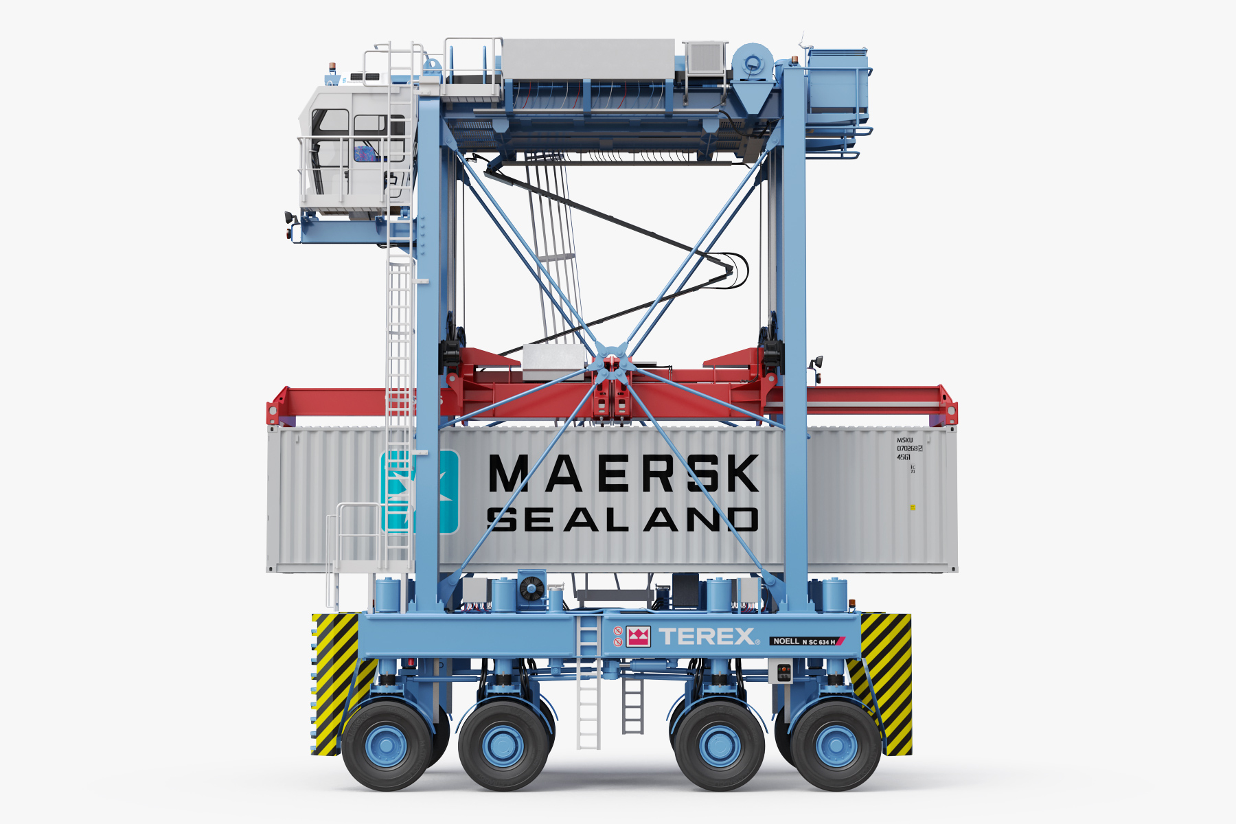 straddle carrier terex noell 3ds