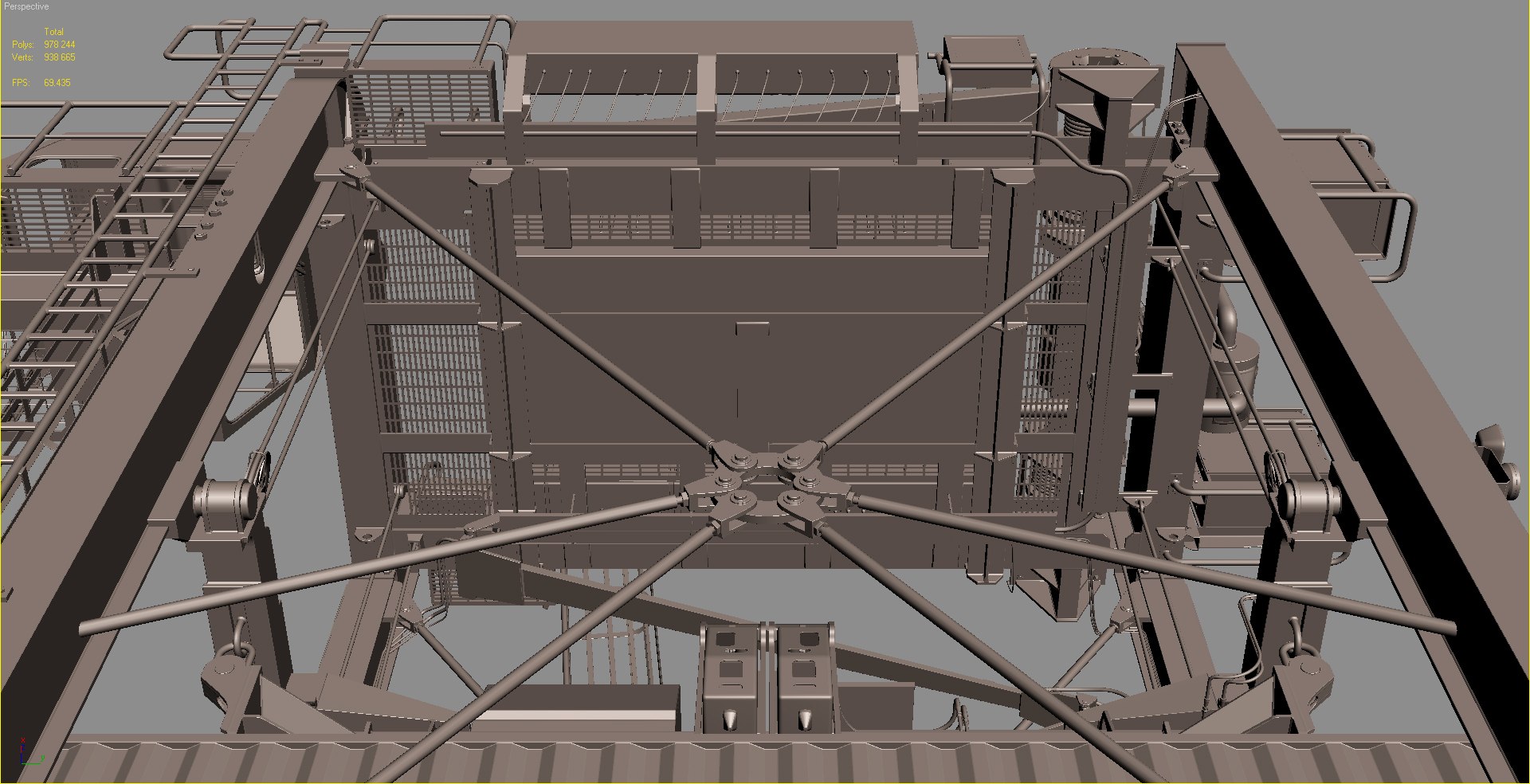straddle carrier terex noell 3ds