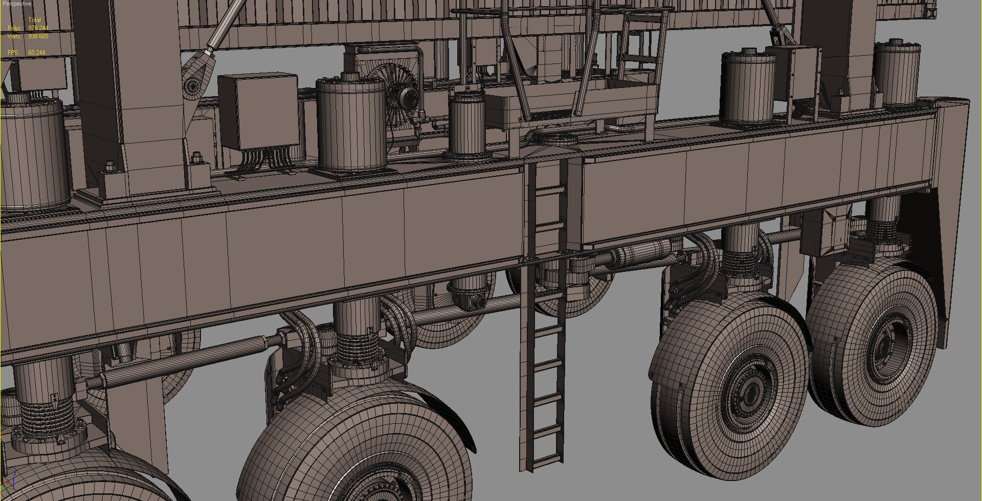 straddle carrier terex noell 3ds