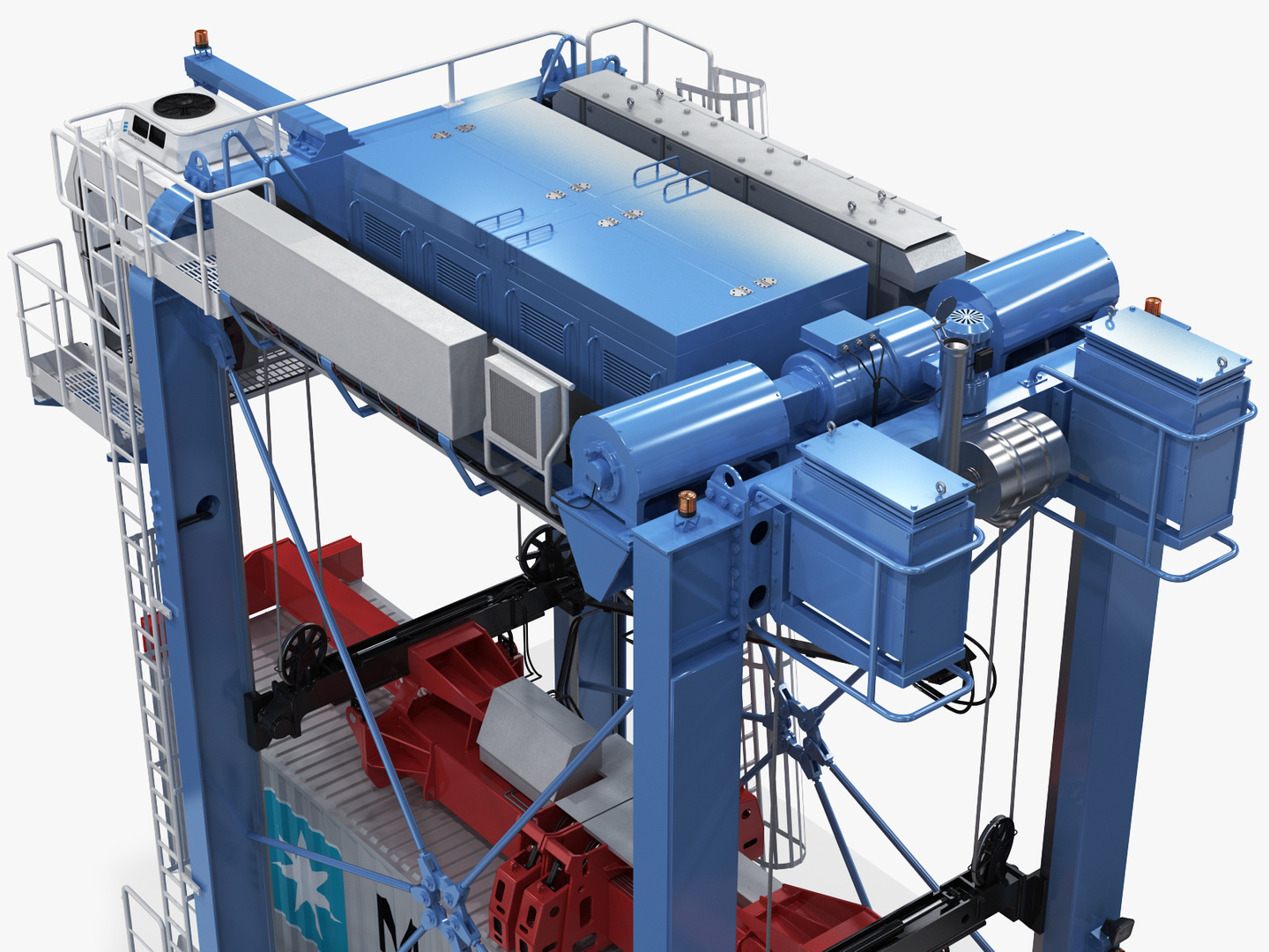 straddle carrier terex noell 3ds