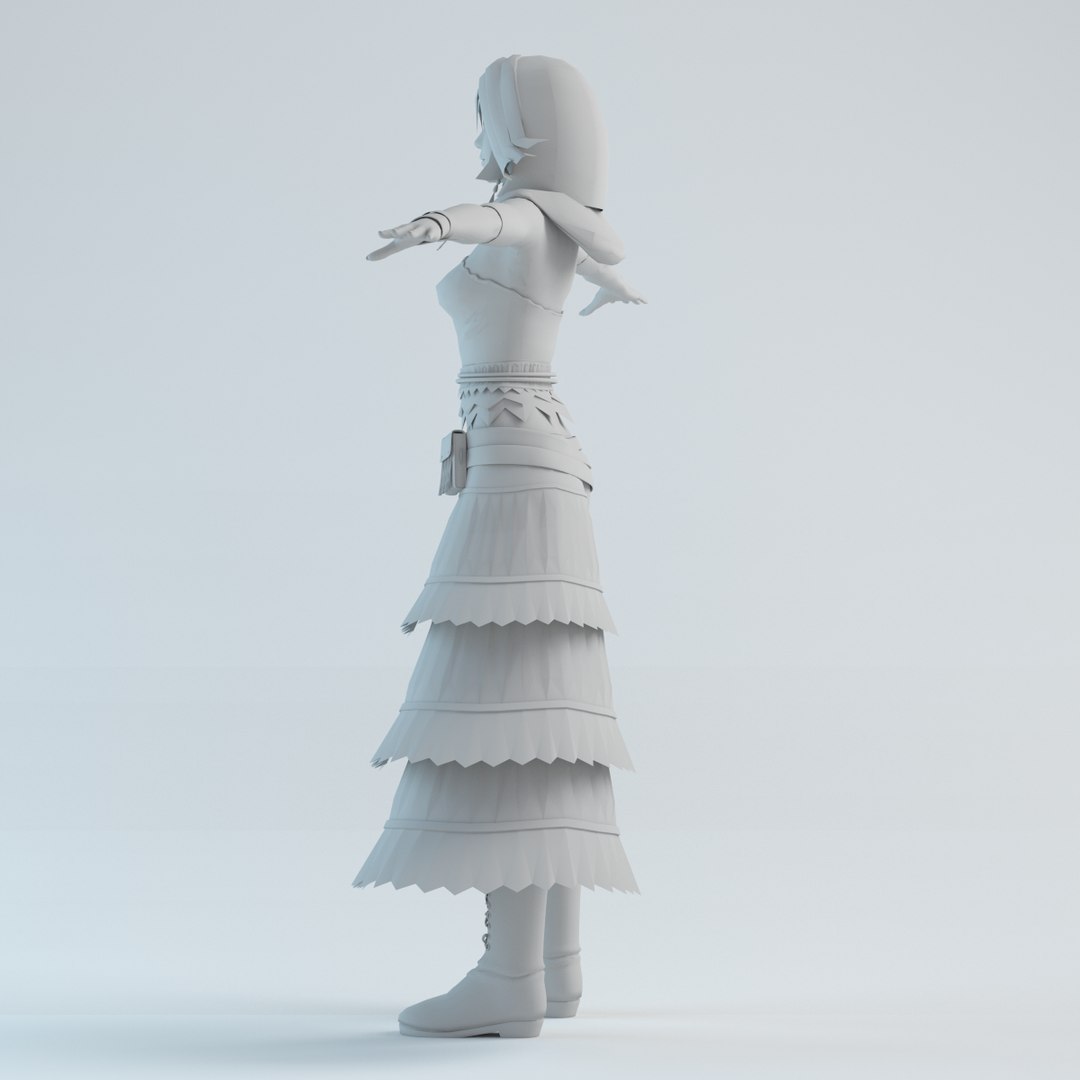 Girls Woman Human 3d Obj