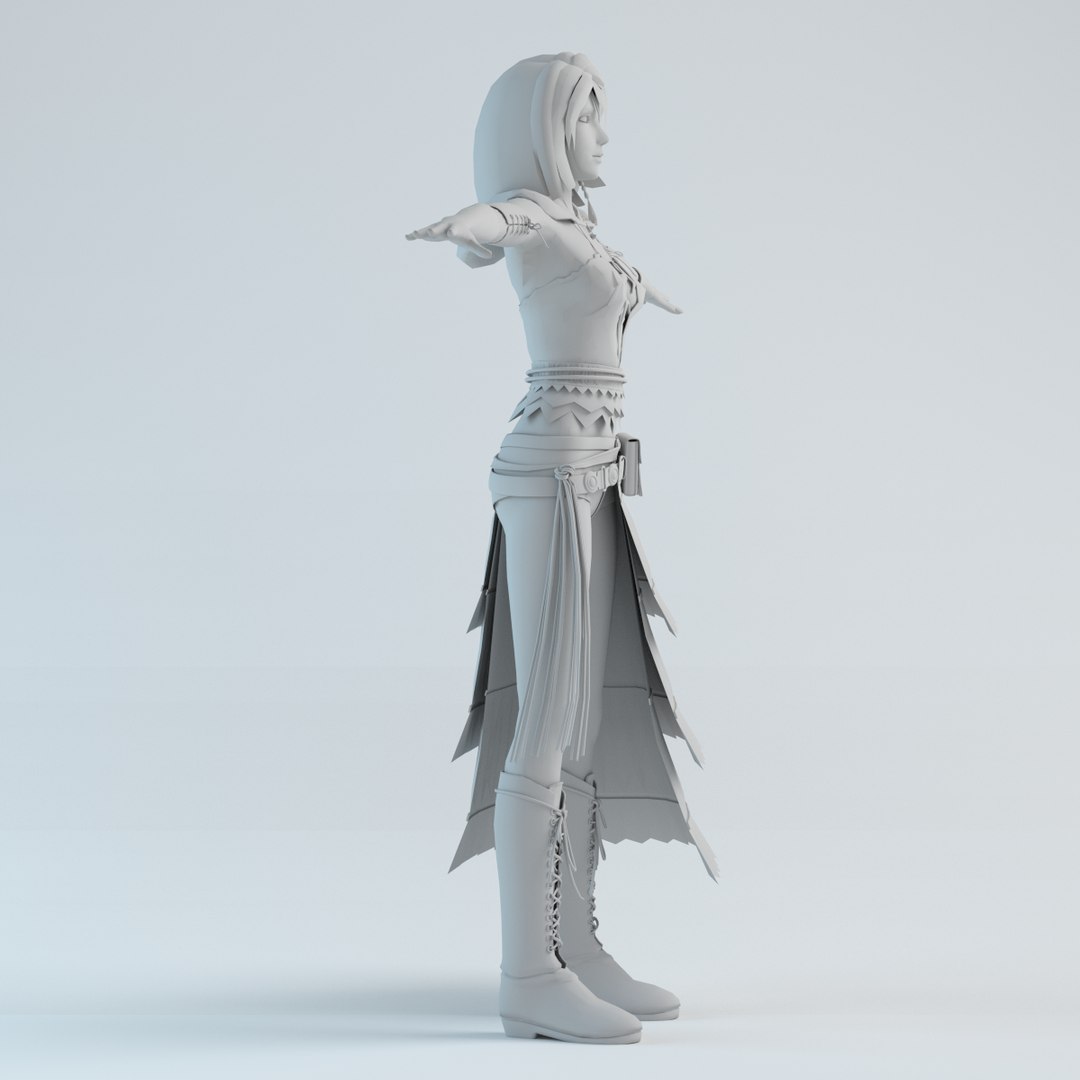 Girls Woman Human 3d Obj