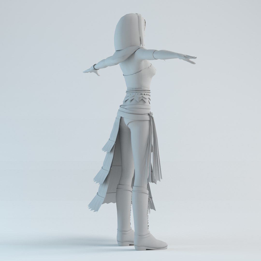 Girls Woman Human 3d Obj