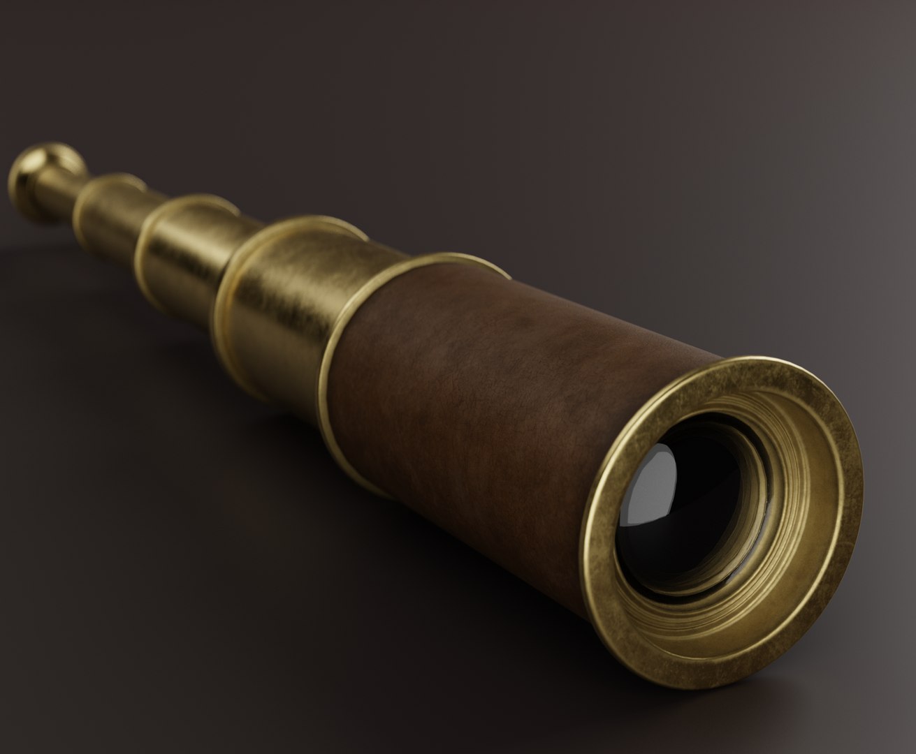 Pirate Telescope 3D Model - TurboSquid 2147452