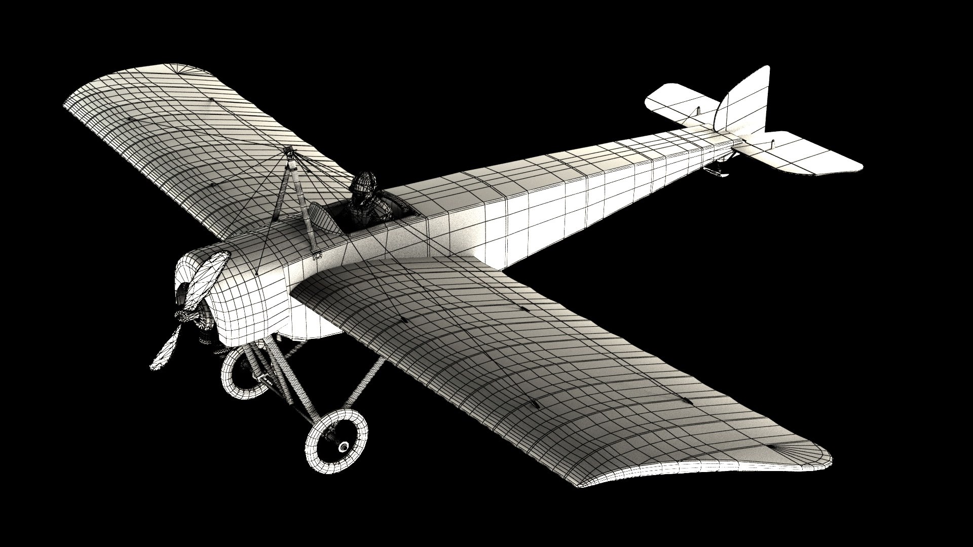 3d Airplane Moran G Model