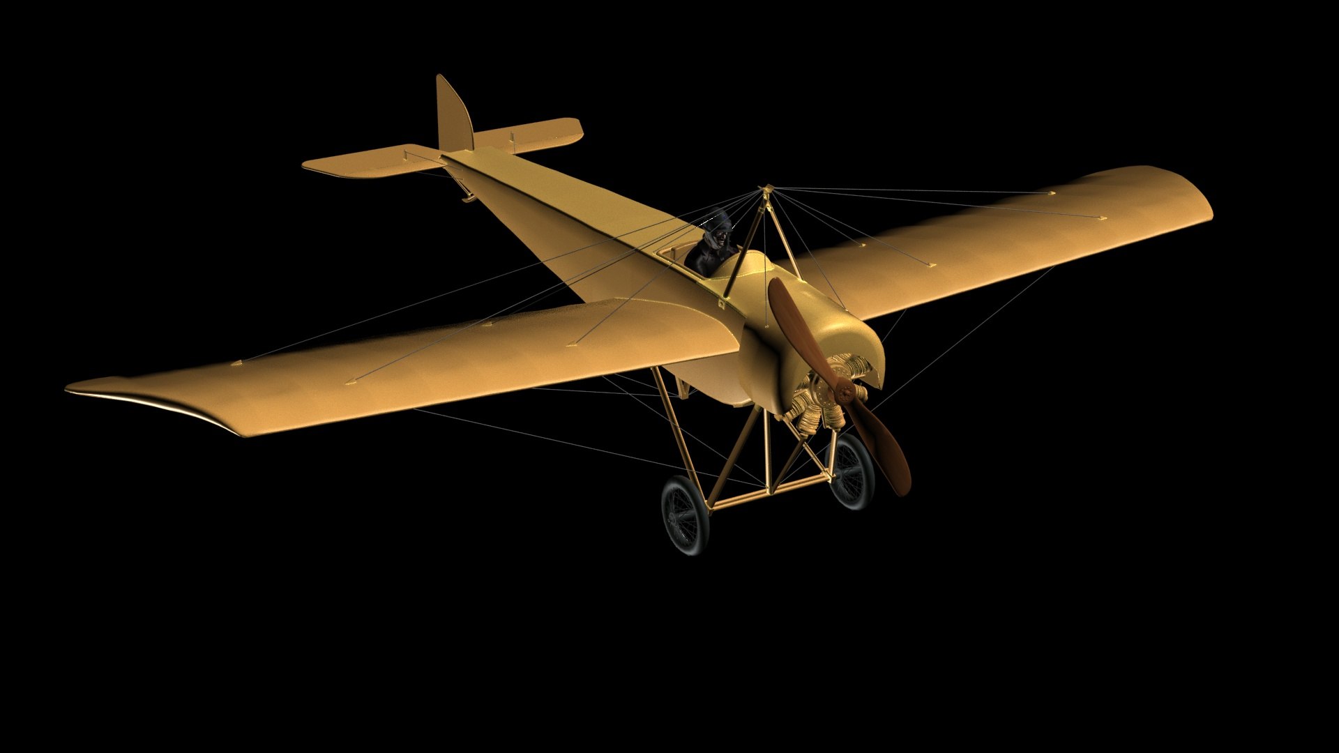 3d Airplane Moran G Model